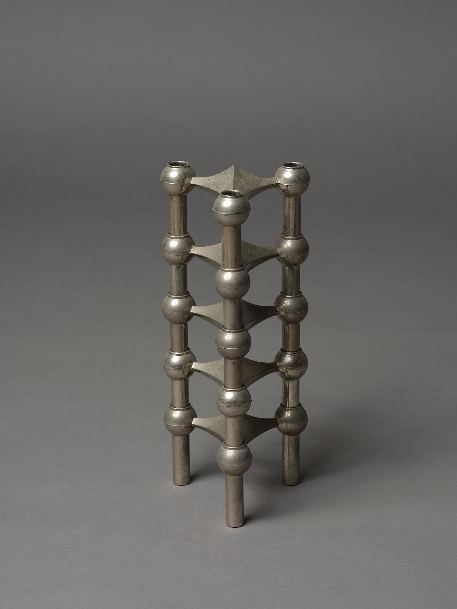 Hans Nagel | A set of five interlocking candlesticks | MutualArt