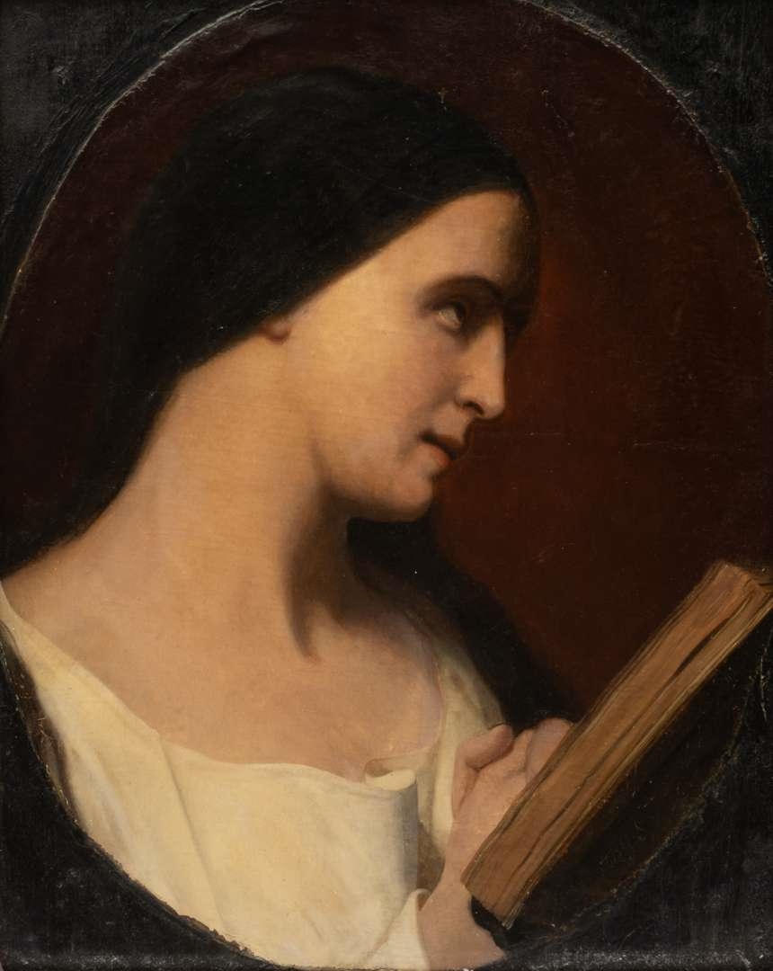 Ary Scheffer | Pétrarque et Laure | MutualArt