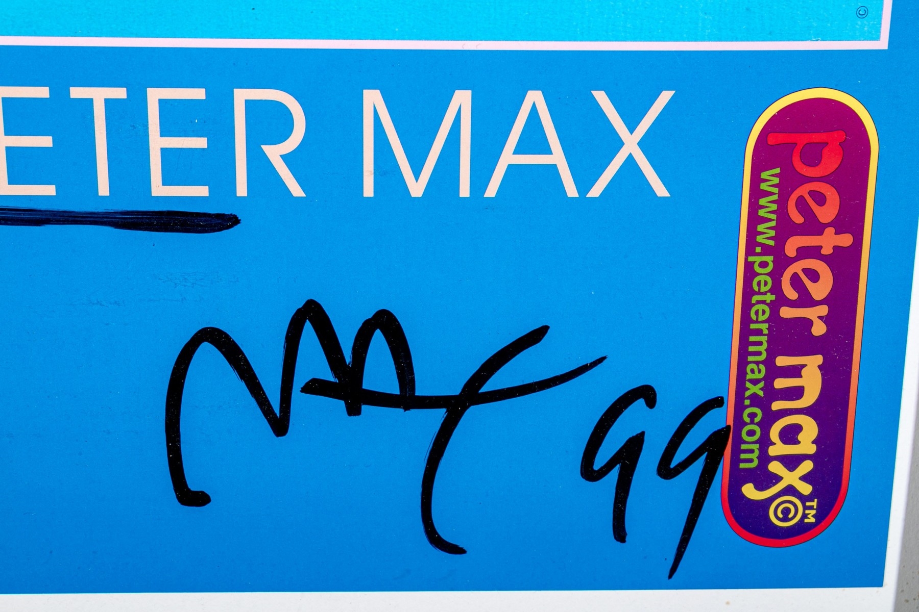 Peter Max | ANGEL WITH HEART (99) | MutualArt