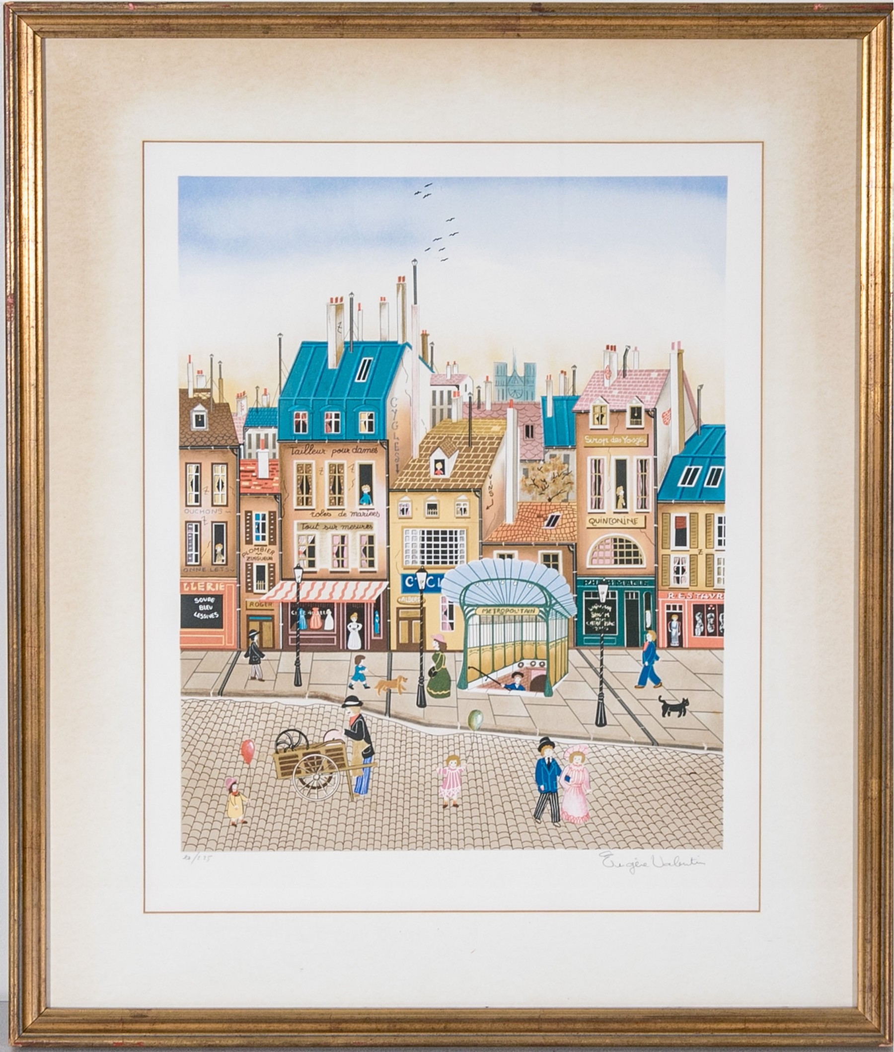 Eugene Valentin | Urban Figural Landscape | MutualArt