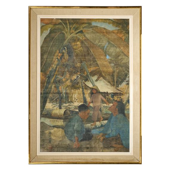 Tran Van Ha | Peasants (Circa 1930s) | MutualArt