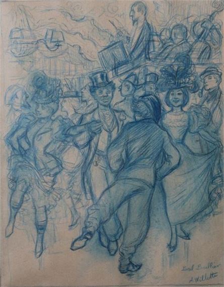 Adolphe-Léon Willette | Bal Bullier | MutualArt