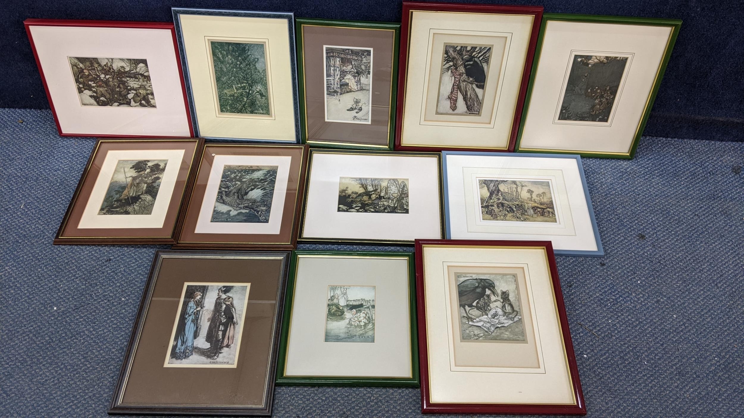 Arthur Rackham | A selection of twelve Arthur Rackham coloured prints ...