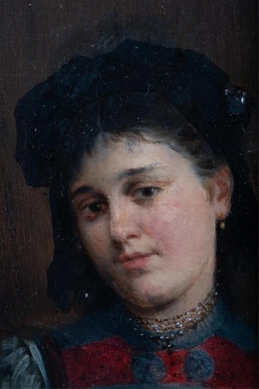 Josef Kinzel | Portrait of a young woman | MutualArt