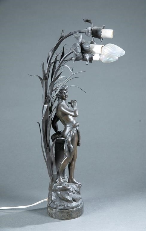 Alois Mayer | Figural Pan lamp | MutualArt