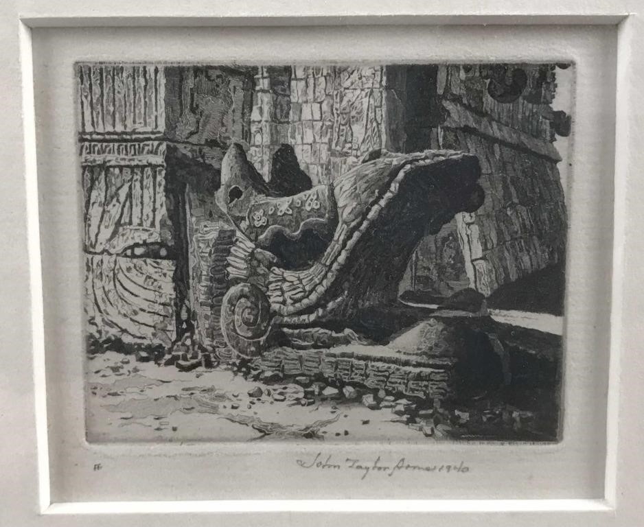 John Taylor Arms | Plumed Serpent, Chichen Itza (1940) | MutualArt