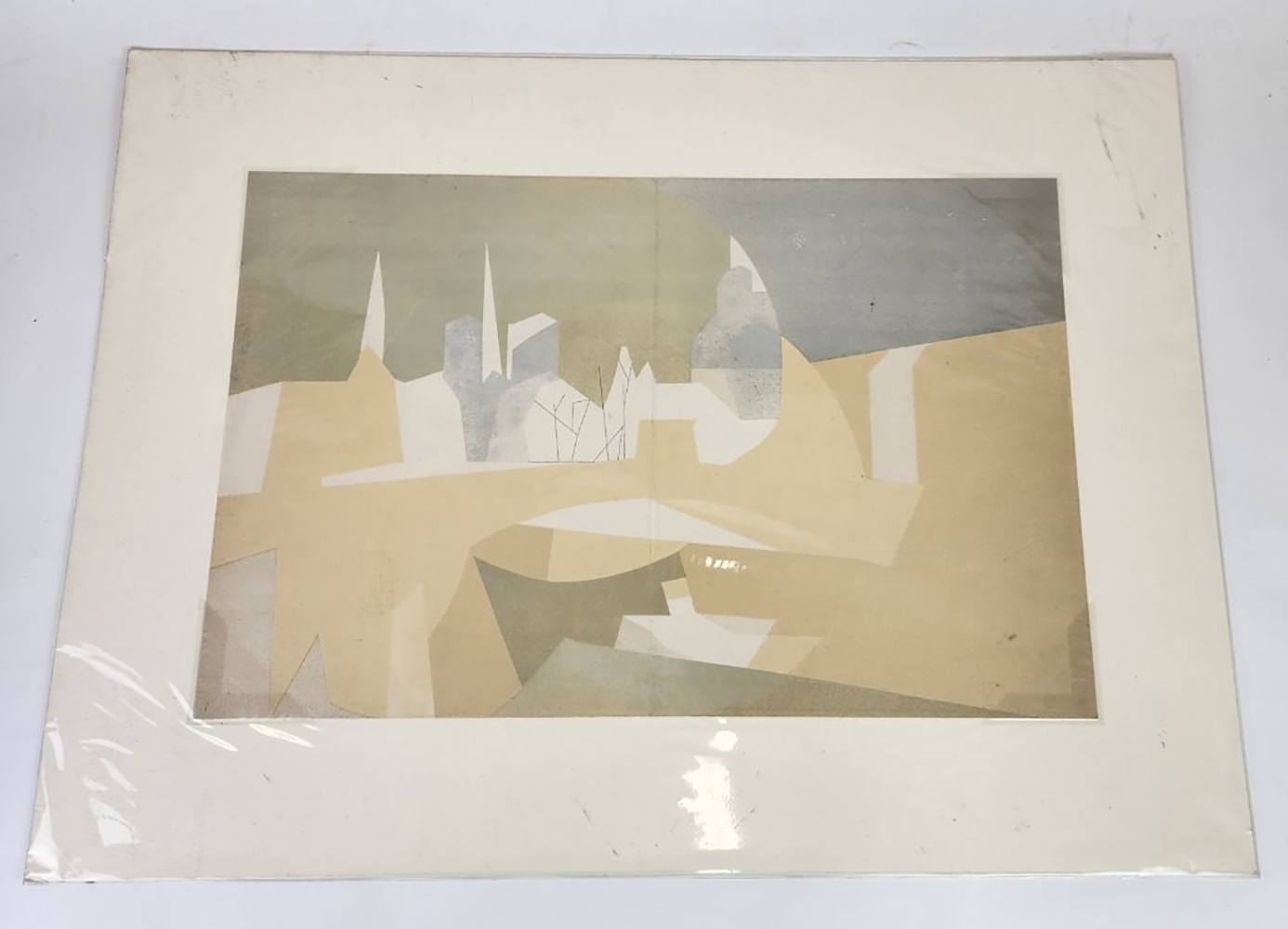 André Beaudin | Ville et Paquebot (1962) | MutualArt