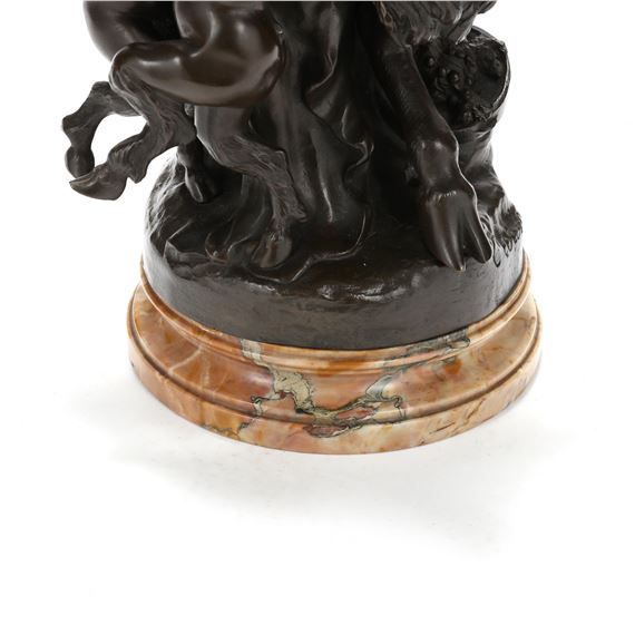 Claude Michel Clodion | Seated Satyr and Young Satyrs Dancing (Late ...