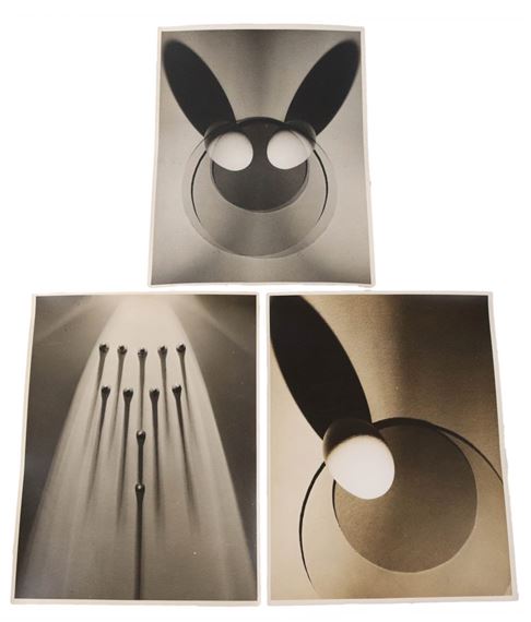 Walter M. Westervelt | Two with eggs and circles of glass and one of ...