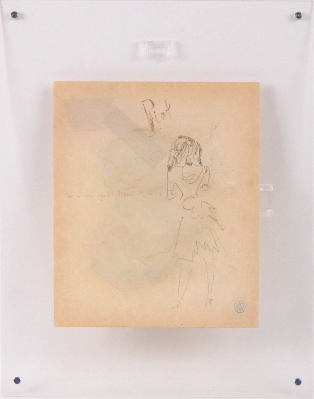 Jean Cocteau | Drawing of Edith Piaf | MutualArt