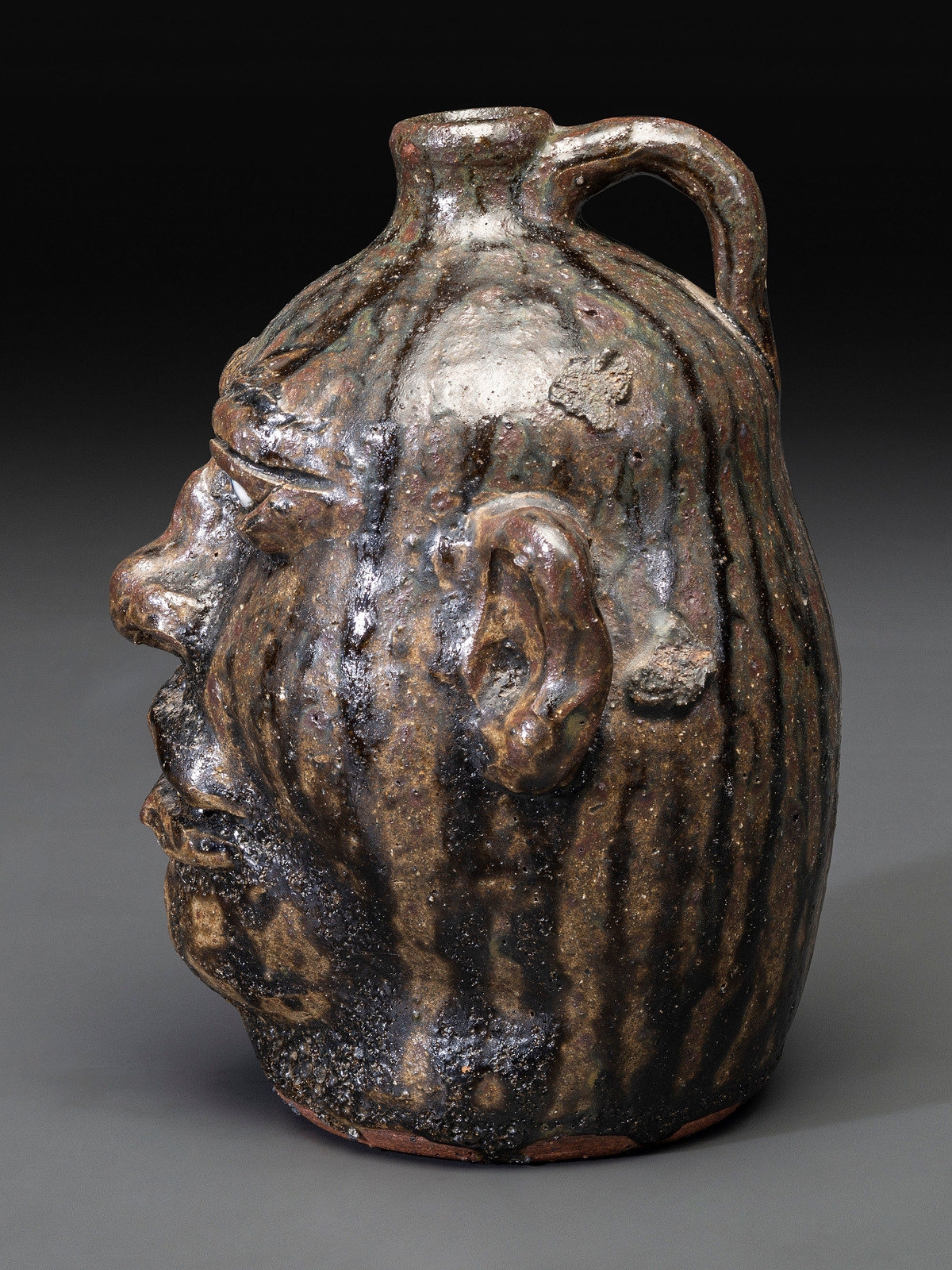 Lanier Meaders | A Southern Stoneware Face Jug | MutualArt