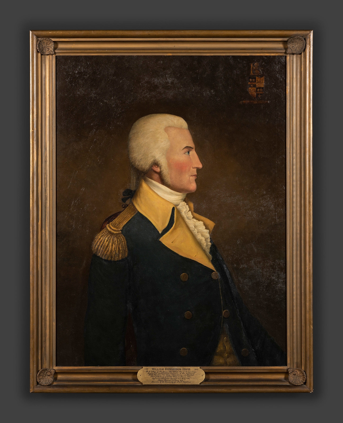 Gille-Louis Chrétien | Portrait of General William Davie (Circa 1920 ...