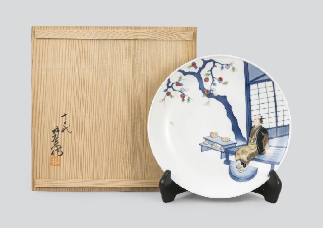 Kakiemon Sakaida (12th) | Plaque with design of Kakiemon I in ...