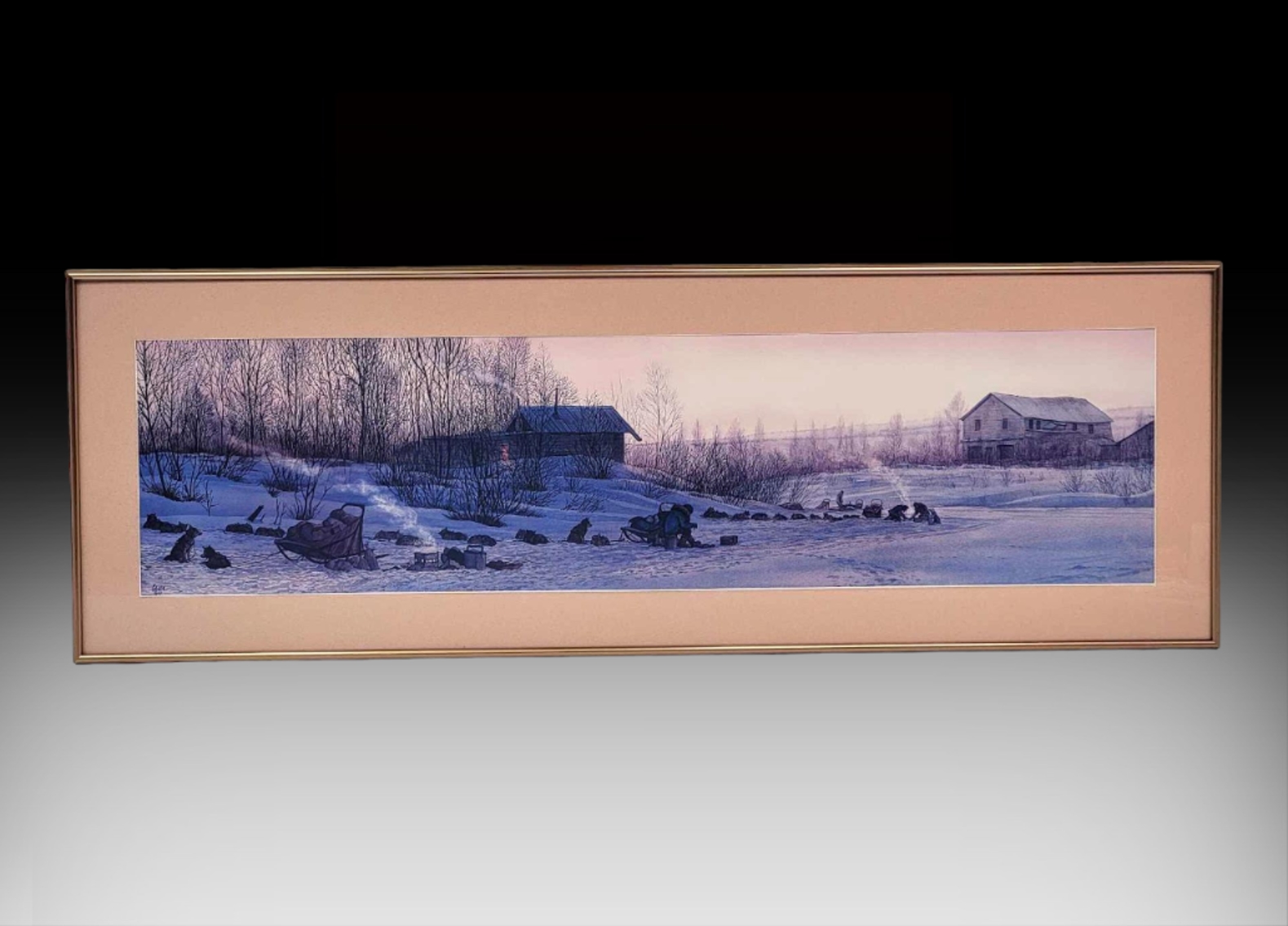 Charles Gause | Dogsled Camp | MutualArt