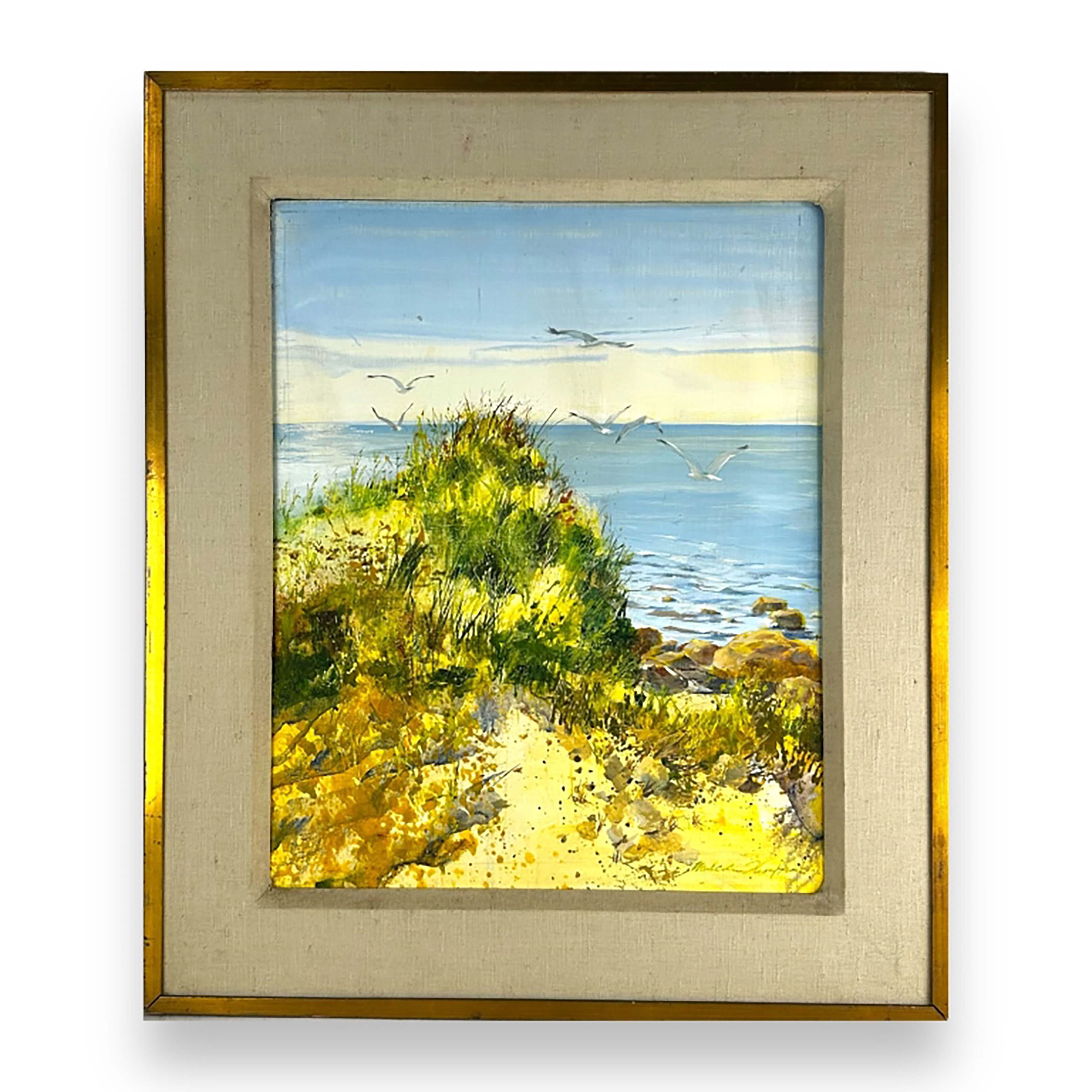 Malcolm Thompson | Malcolm Thompson (USA 1916-2016) Coastal Oil/Board ...