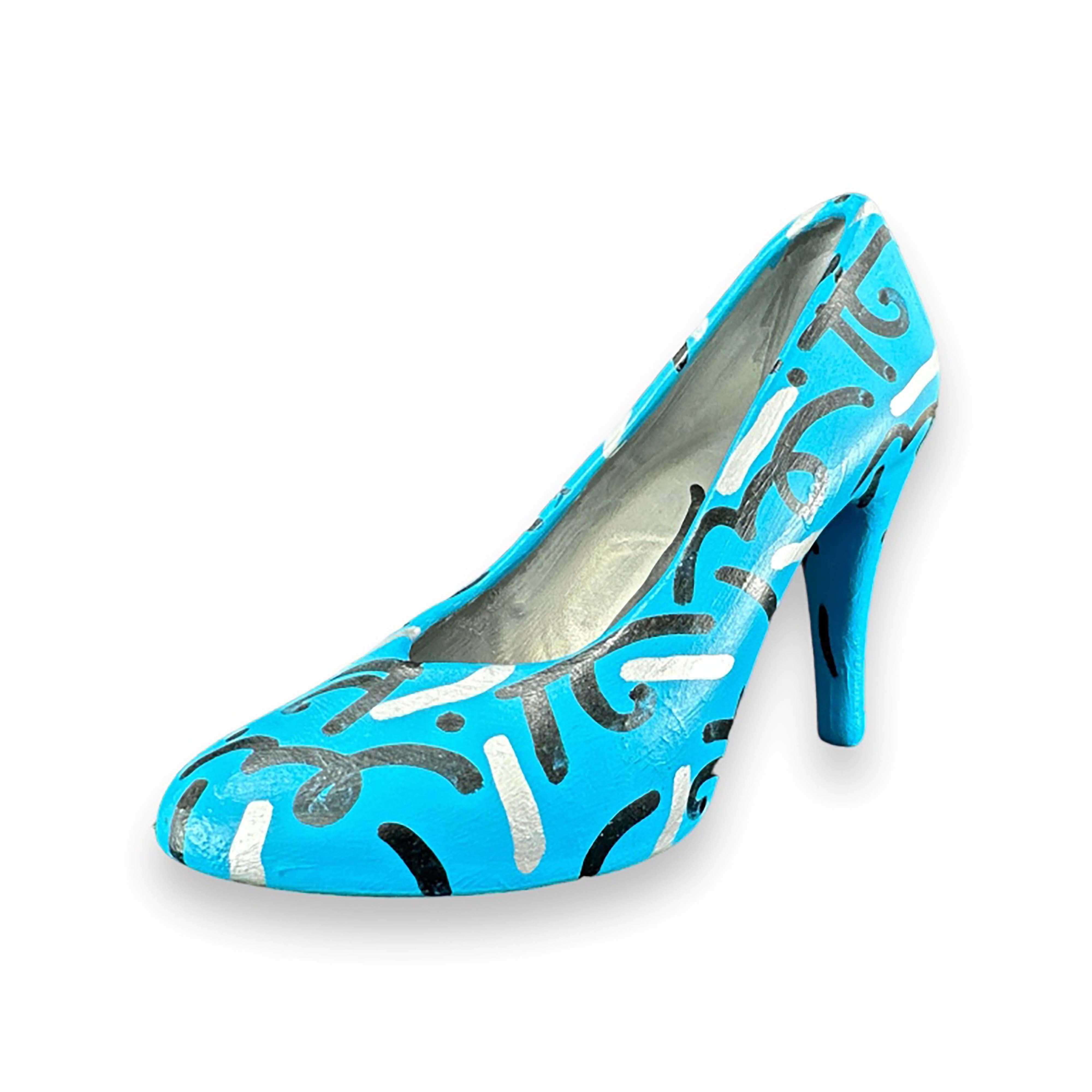 Romero Britto | Romero Britto (USA b1963) Pop Art High Heel Shoe ...