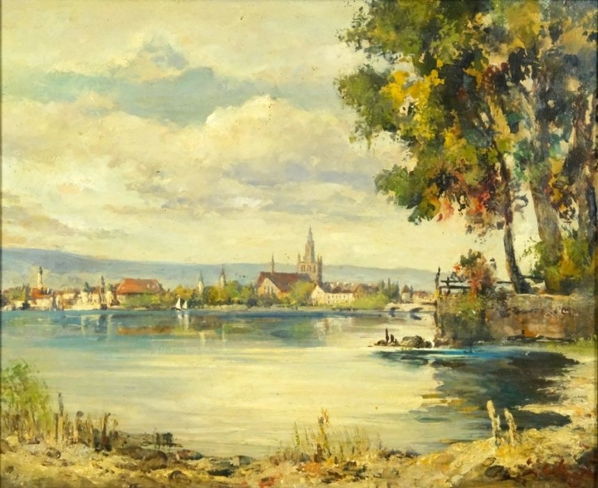 Richard Alexander Dilger | Ansicht von Konstanz von der Seestraße aus ...