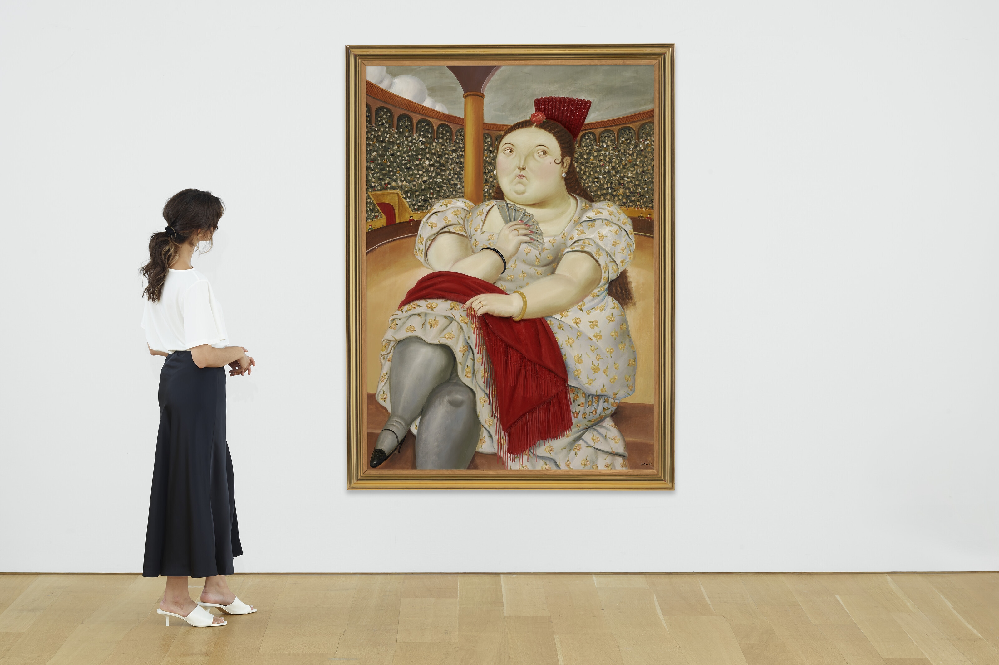 Fernando Botero | En la plaza (1987) | MutualArt