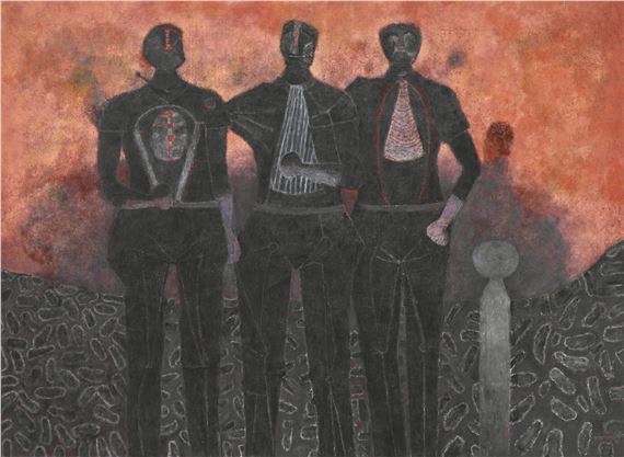 Rufino Tamayo | Los tres amigos (1987) | MutualArt