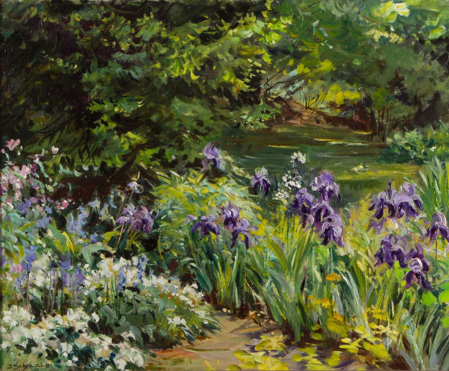 Inge Schaale | Iris im Garten | MutualArt