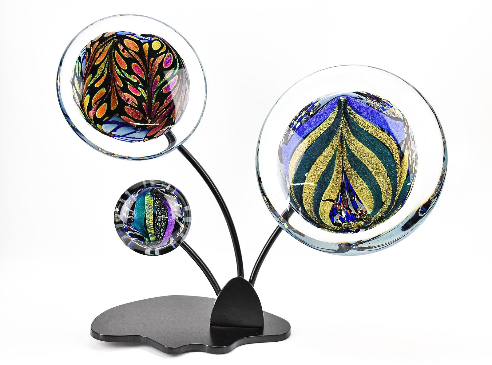 Rollin Karg | FLOATING DISK ART SCULPTURE | MutualArt