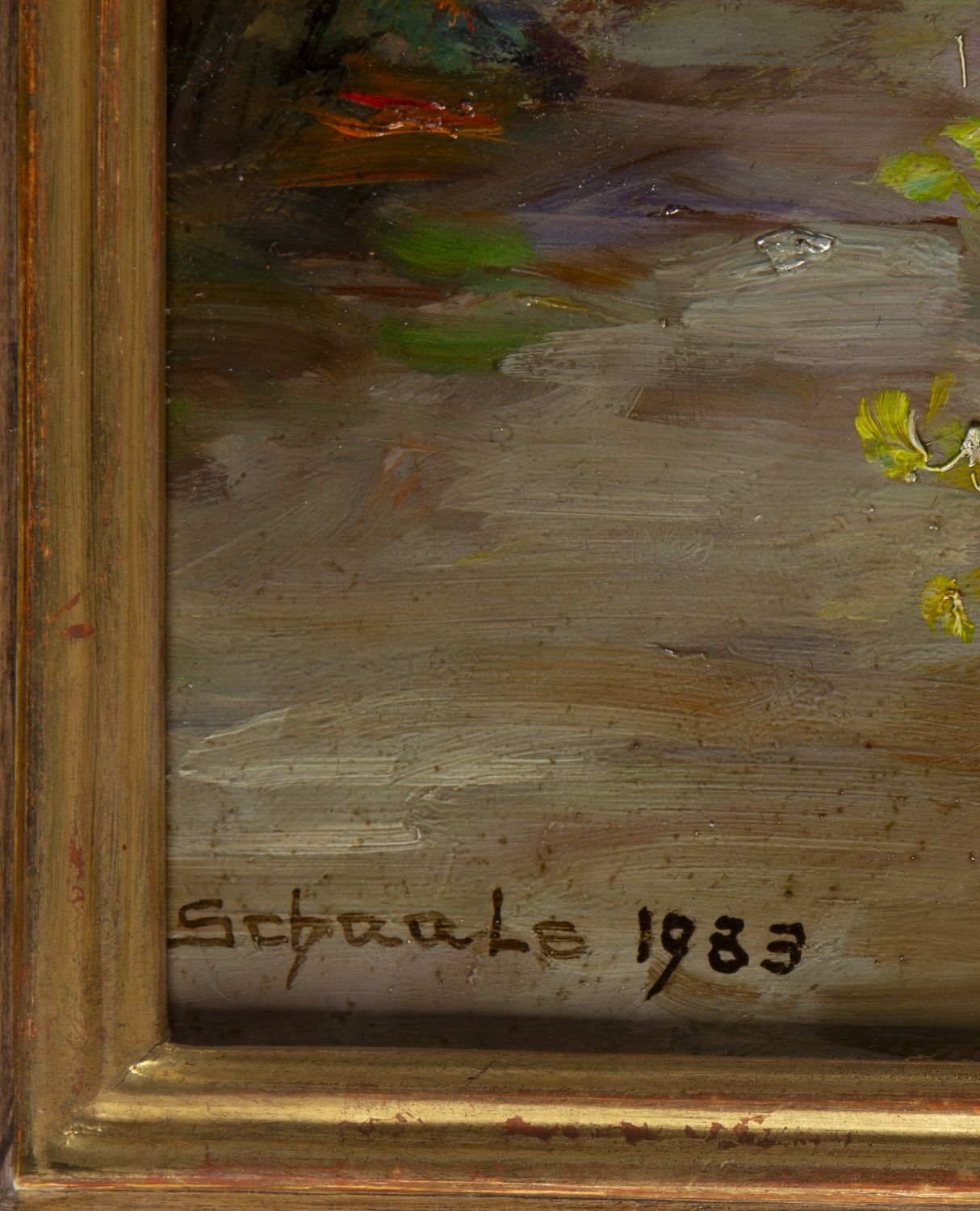 Inge Schaale | Gartenecke am Haus (1983) | MutualArt