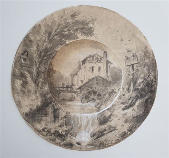 Pierre-Henri Mayeux | Le moulin à eau (1885) | MutualArt