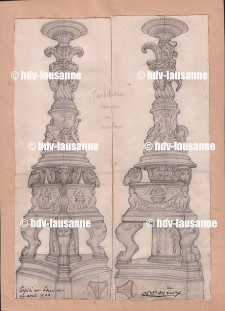 Pierre-Henri Mayeux | Réunion de 10 dessins et 1 gravure (1909) | MutualArt