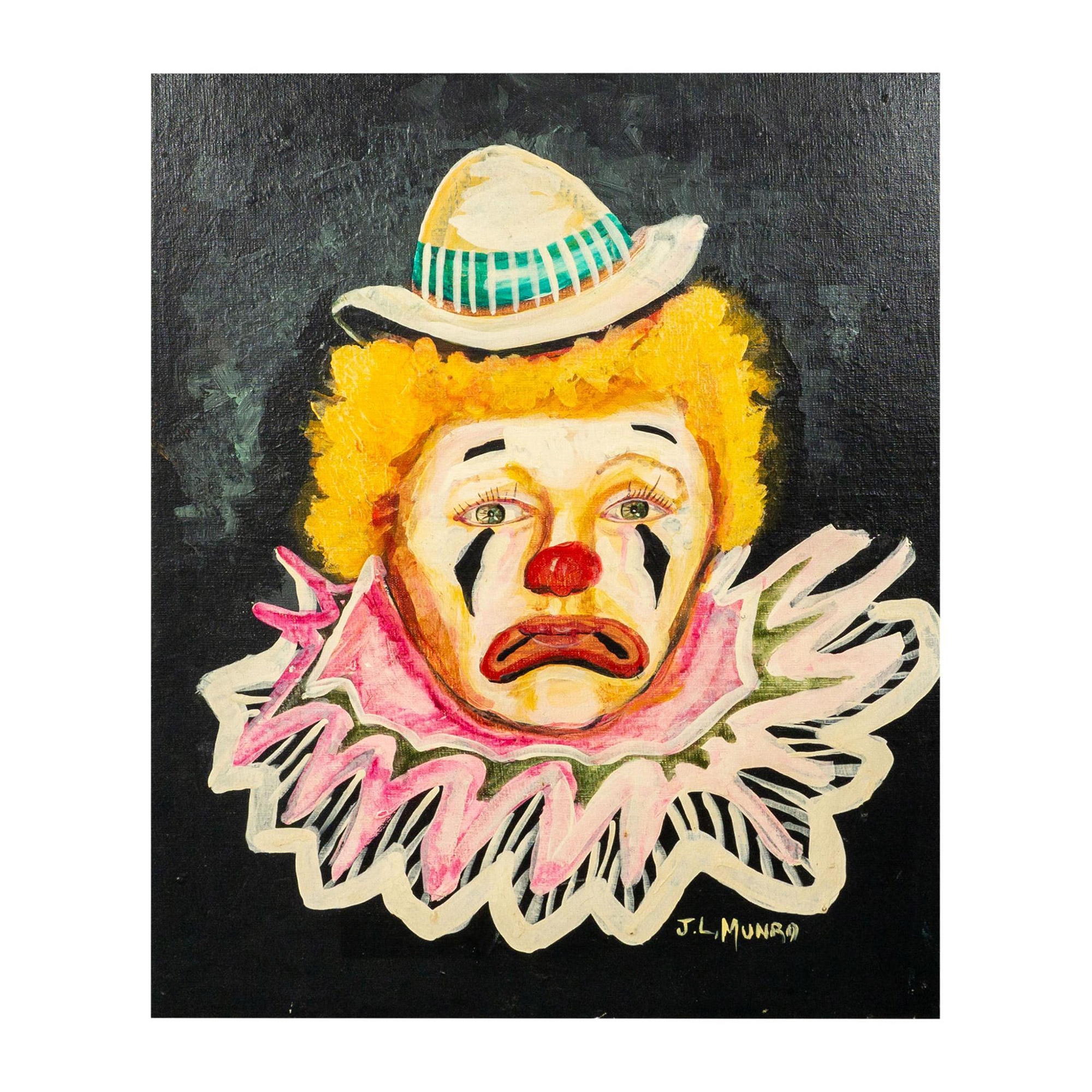Emmett Kelly | Portrait of an American actor Emmett Kelly as a clown ...
