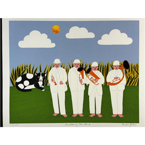 Mark Sabin | Members of The Band (1980) | MutualArt