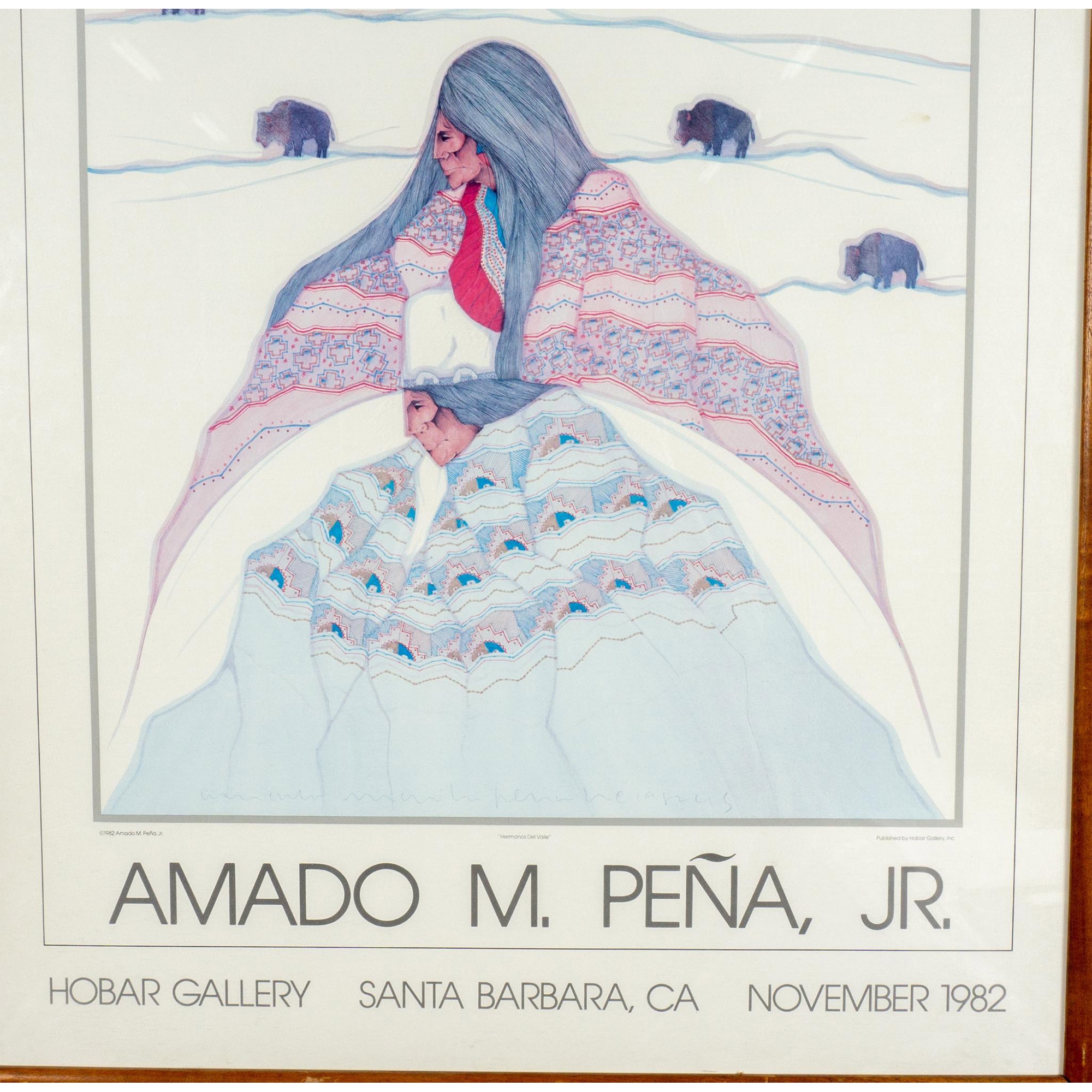 Amado Maurilio‏ Peña‏ | A scene of Native American brothers in a winter ...