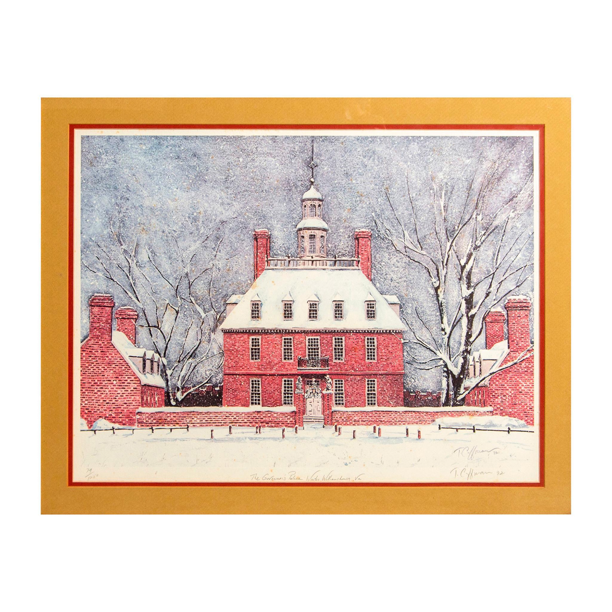 Terrence Coffman | The Governor's Palace, Williamsburg (1982) | MutualArt