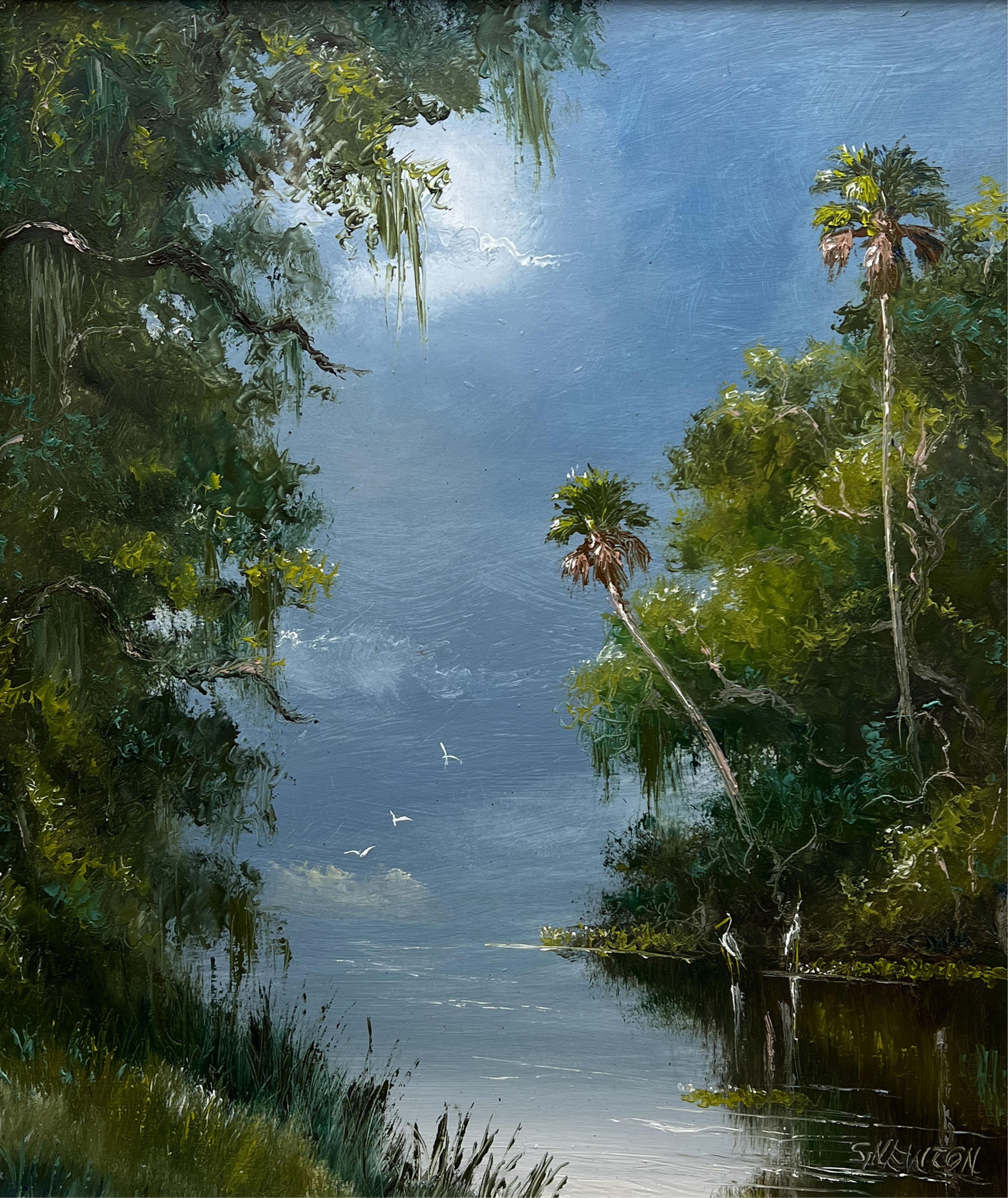 Sam Newton | SAM NEWTON FLORIDA HIGHWAYMEN MOON RIVER | MutualArt