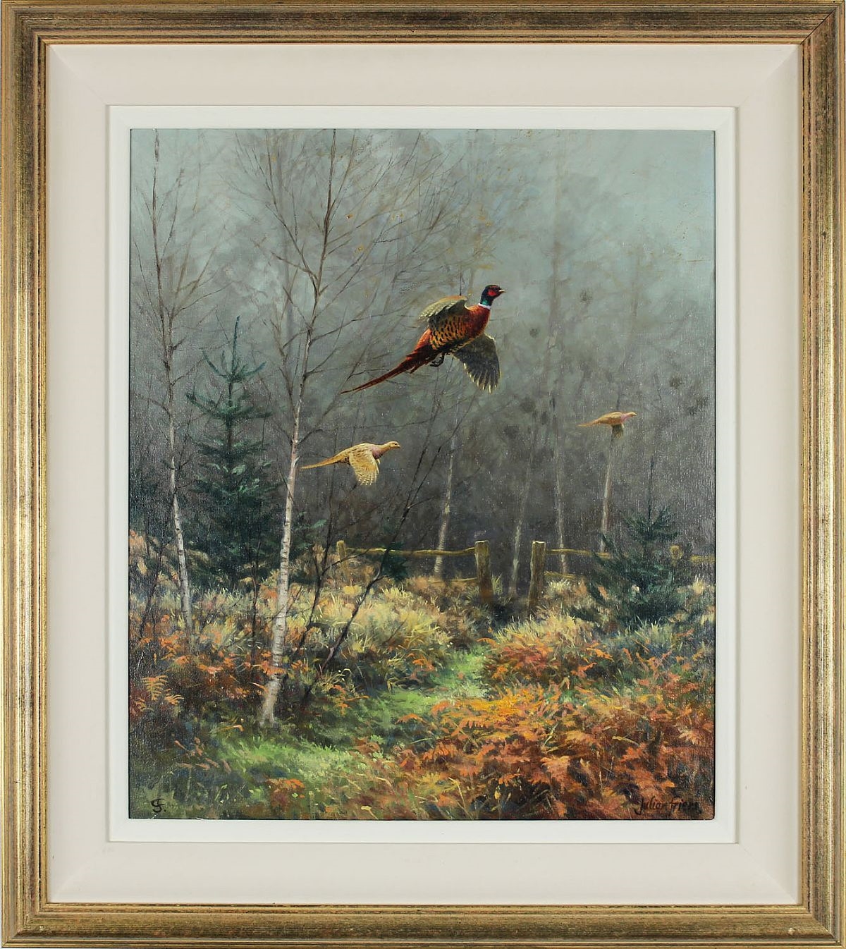 Julian Friers | Pheasant in Flight | MutualArt