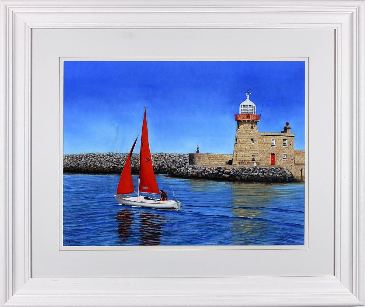 Patrick McCann | A View to a Pier II Howth | MutualArt