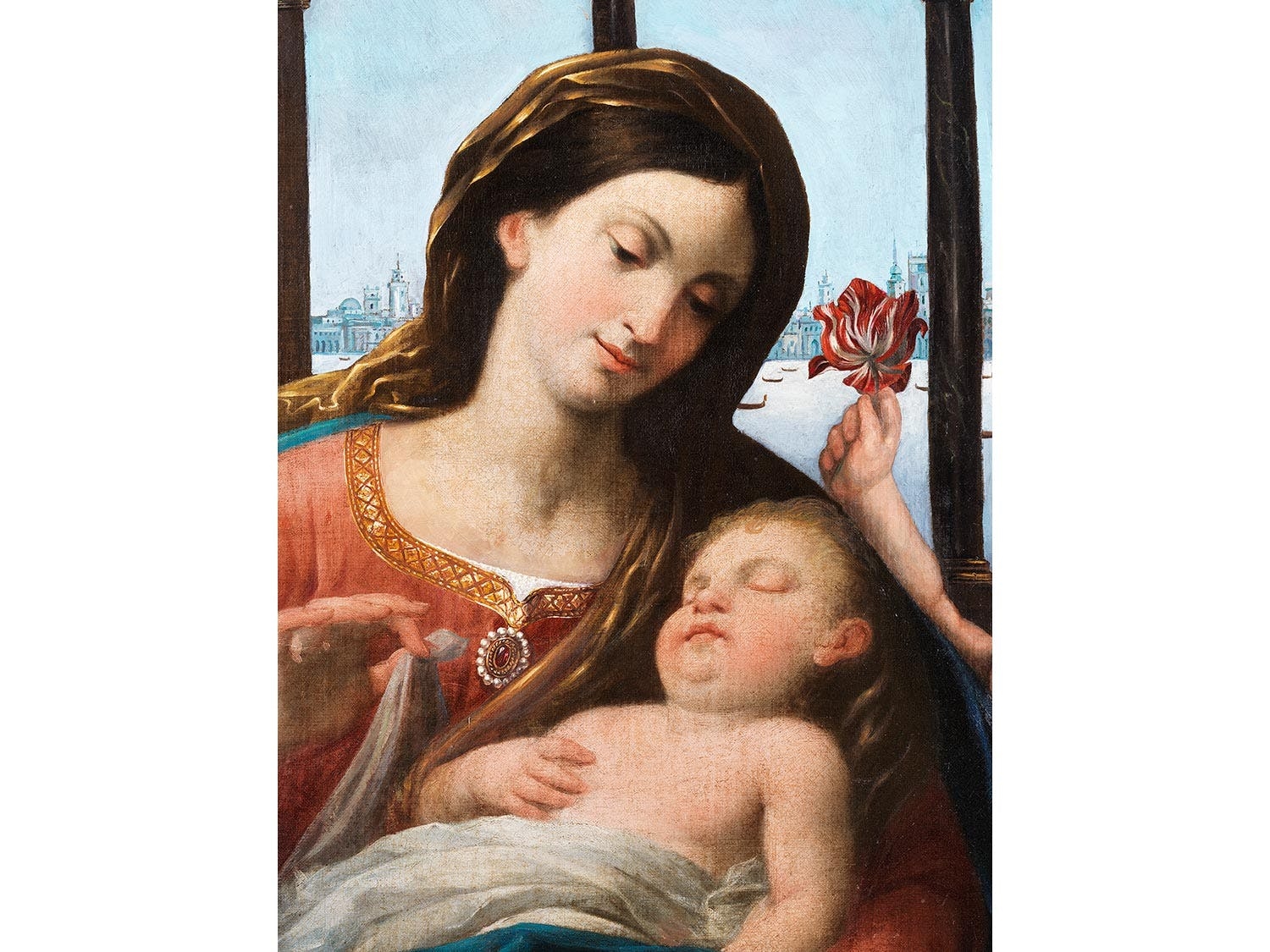 Angelo Massarotti | MARIA MIT DEM KINDE UND DEM JOHANNESKNABEN VOR ...