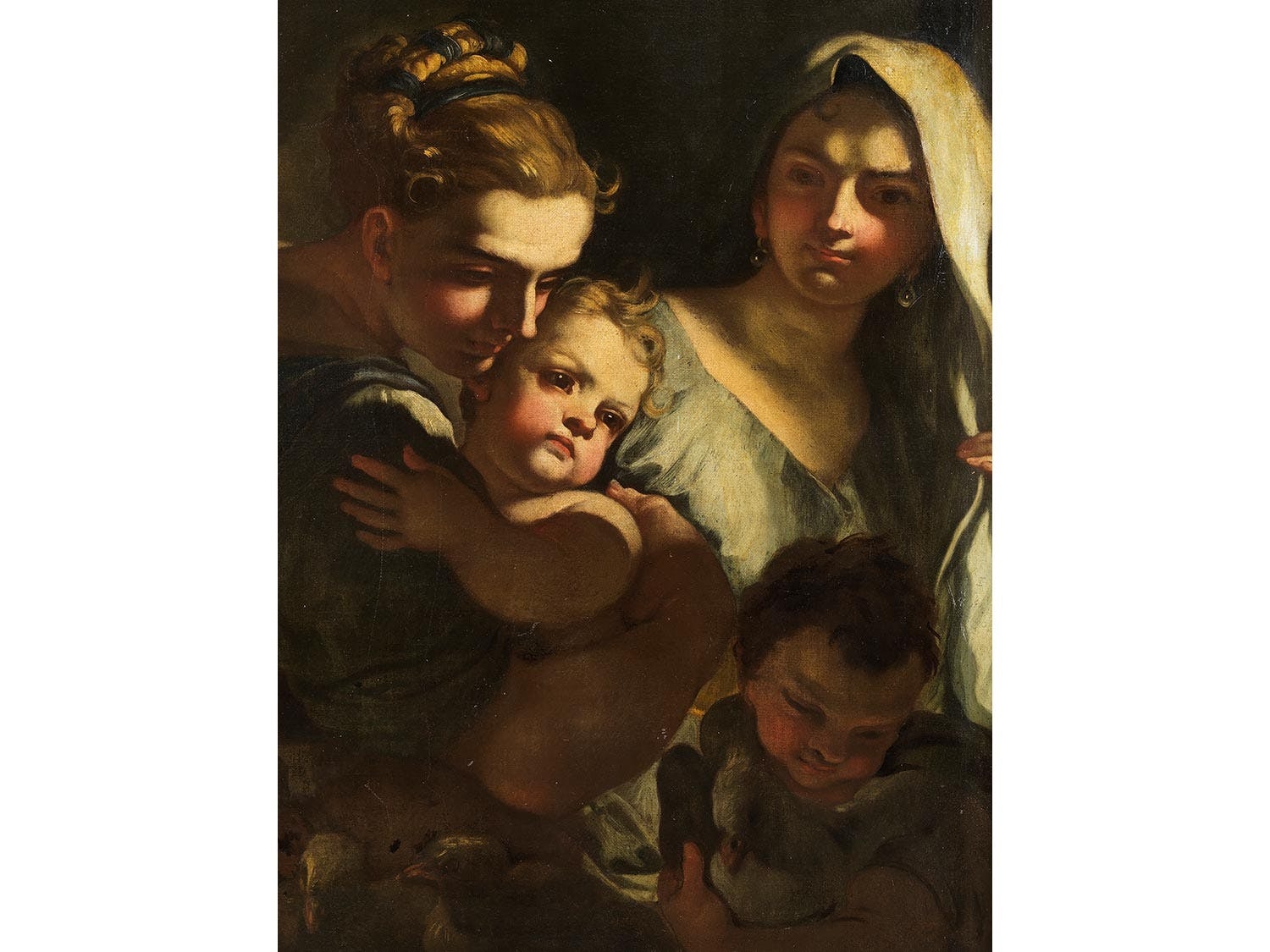 Francesco Solimena | MADONNA MIT DEM KIND UND HEILIGEN | MutualArt