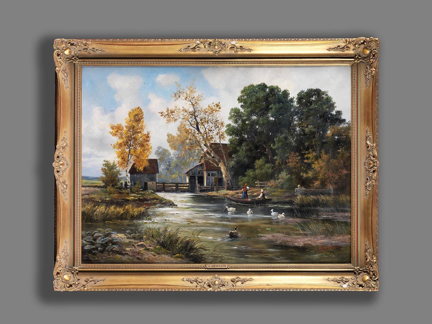 Alwin Arnegger | HERBSTLICHE LANDSCHAFT | MutualArt