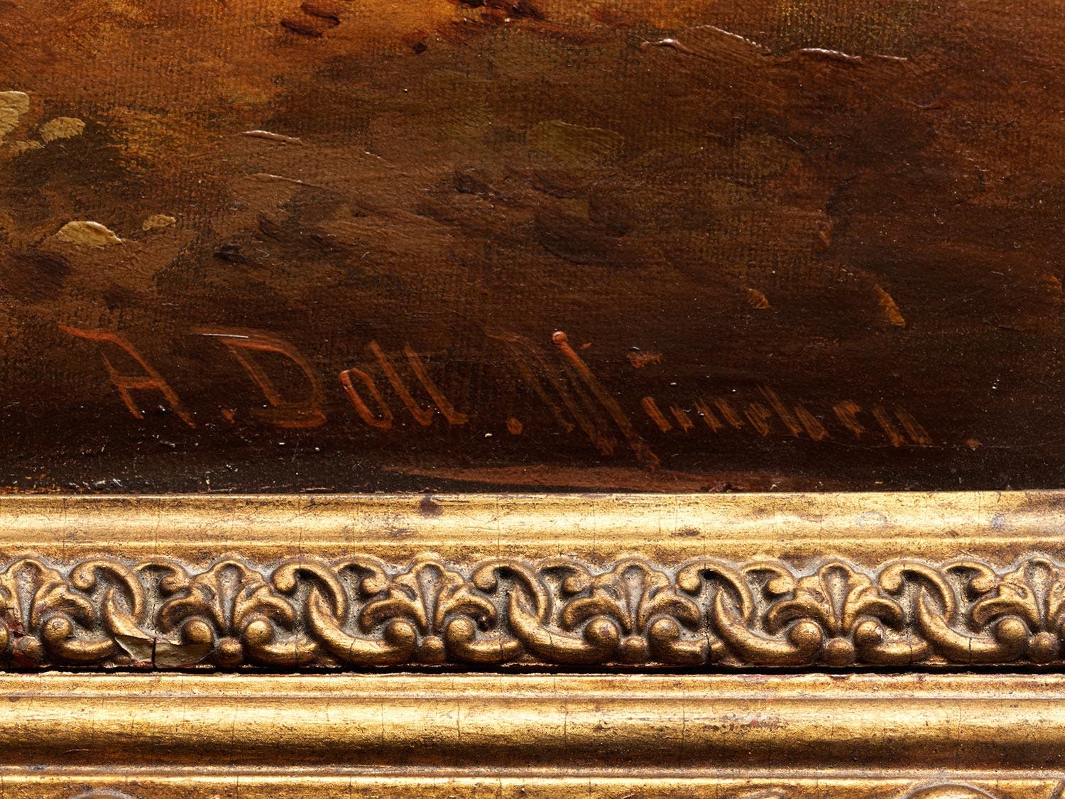 Anton Doll | VERSCHNEITE DORFLANDSCHAFT IM ABENDLICHT | MutualArt