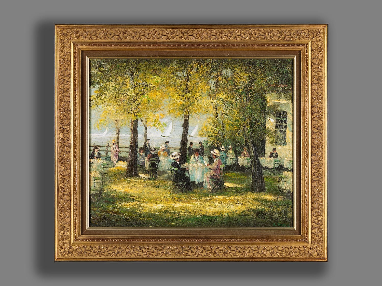 Alexander Thiele | DAS CAFÉ AM SEE | MutualArt