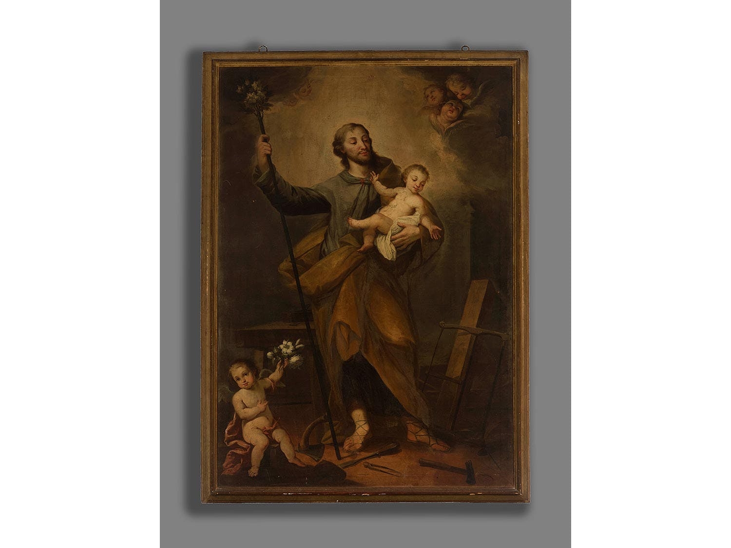 Valencian School, 18th Century | JOSEPH DAS KIND ZWISCHEN PUTTEN ...