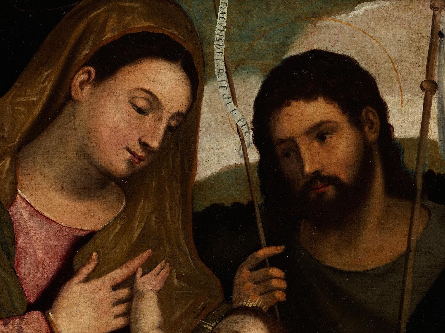 Venetian School, 17th Century | DIE MADONNA MIT DEM KIND UND DEN HEILIGEN JOHANNES DEM TÄUFER ...