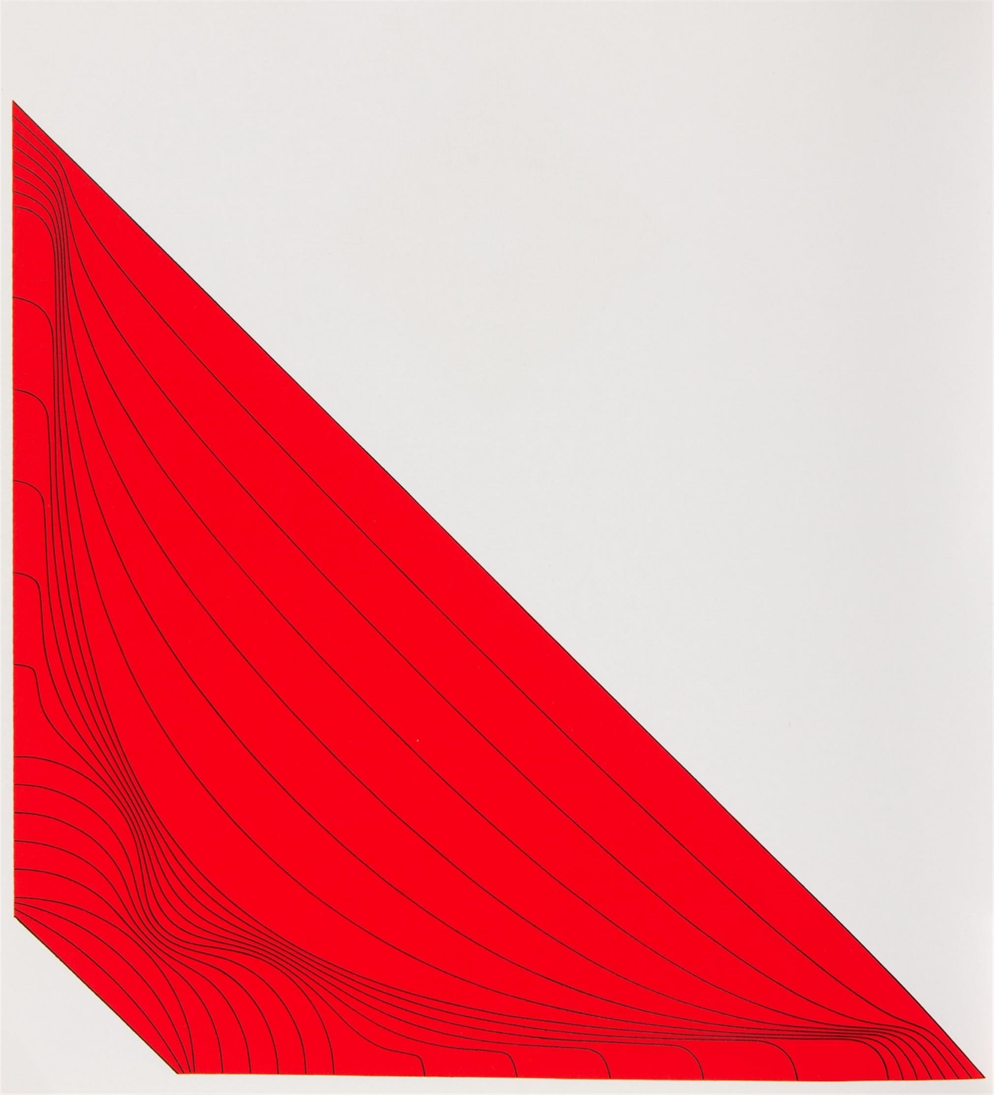 Karl Gerstner | Vingt et un passages à travers le Rouge | MutualArt