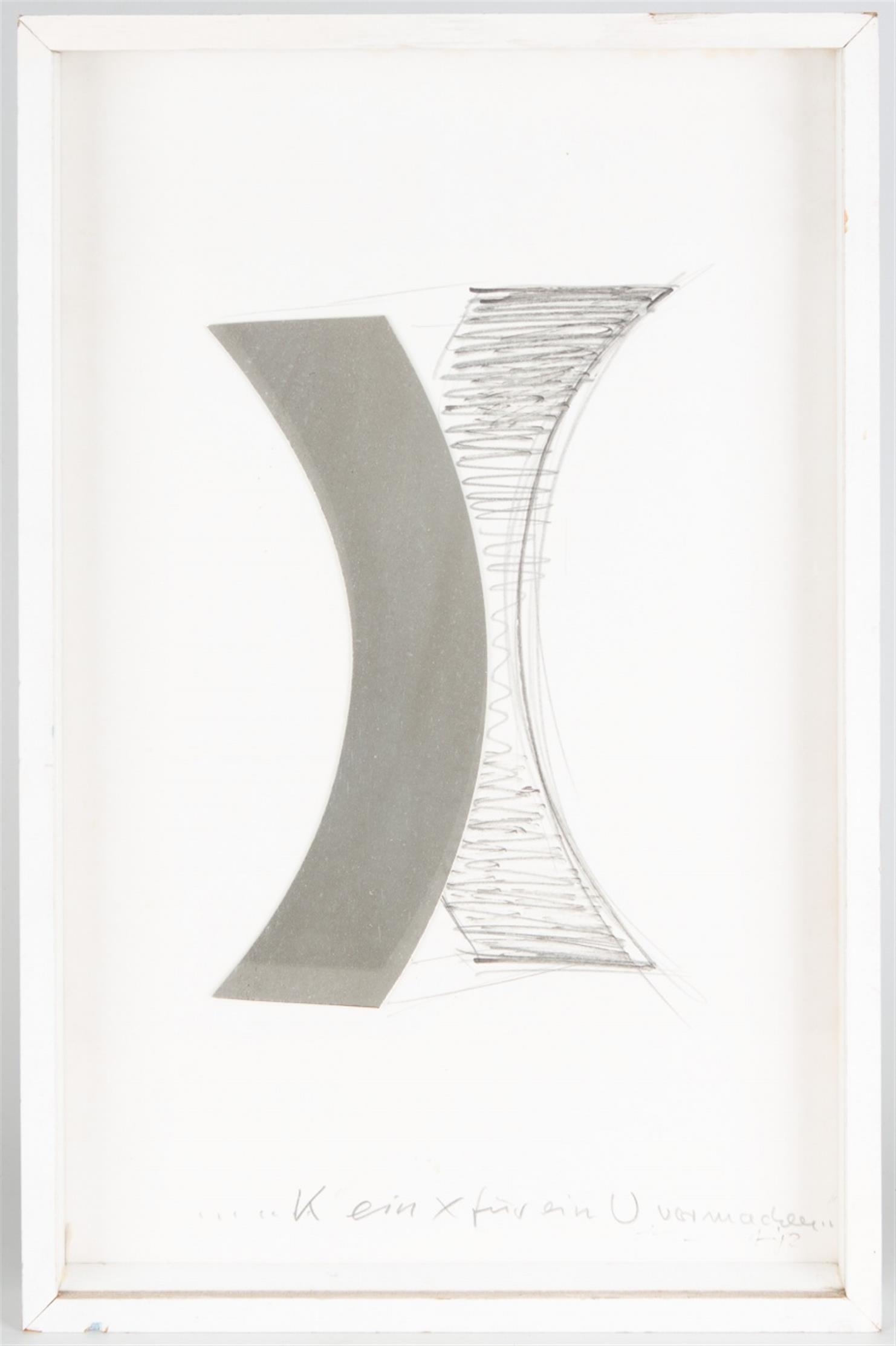 Victor Bonato | Collage mit Spiegel und Blei- bzw. Filzstiftzeichnung ...