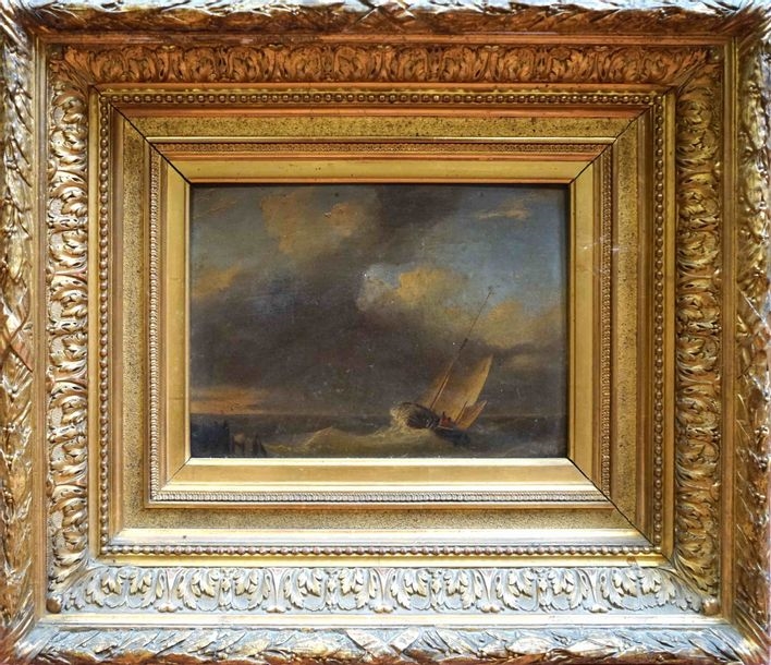 Théodore Gudin | On the coast | MutualArt