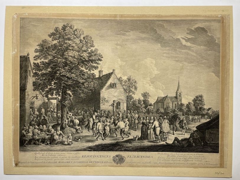 Jacques-Philippe Le Bas | Réjouissances flamandes | MutualArt