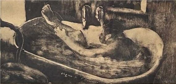 Edgar Degas | Le Bain | MutualArt