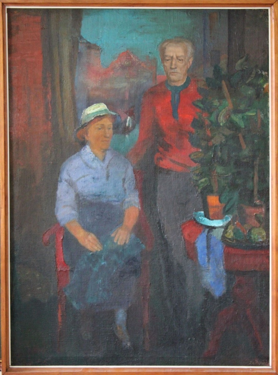 Kristaps Zarins | Portrait of the art collector Neiberg family | MutualArt