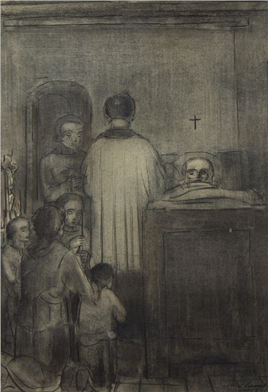 Albert Servaes | The Last Sacraments (1937) | MutualArt