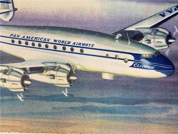 John T. Mccoy | Lockheed Constellation (Circa 1980) | MutualArt
